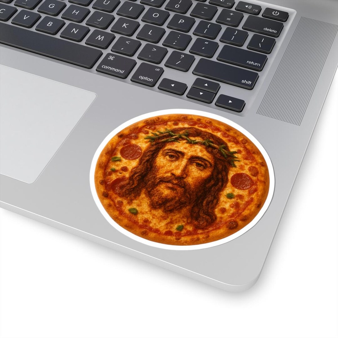 Jesus Crust Sticker | Jesus Pizza Meme - Etsy