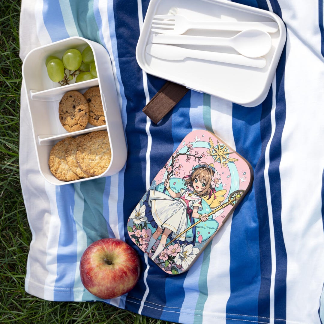 Sakura Bento Box, Anime Lunch Box, Kawaii Meal Prep Storage, Perfect ...