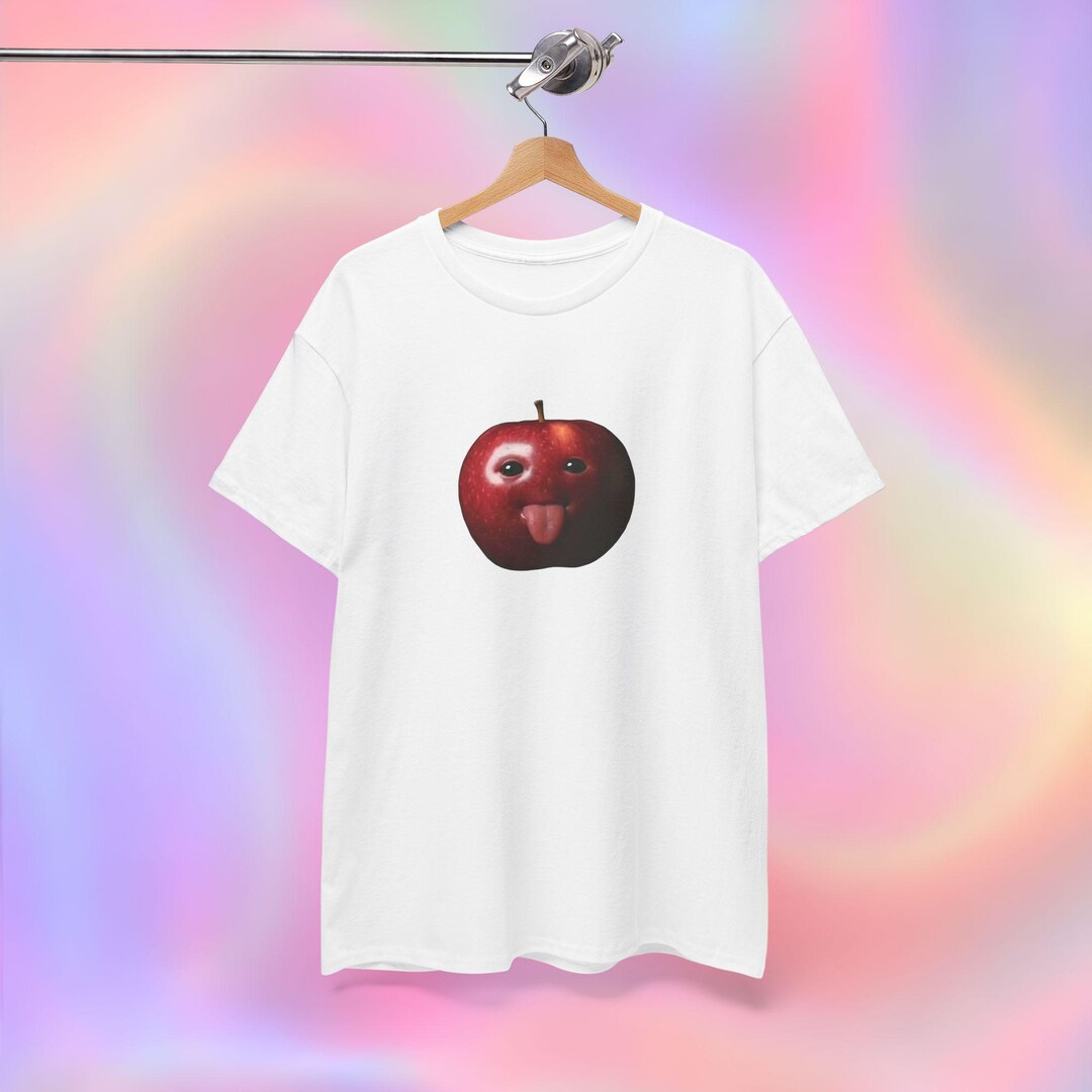 Apple Meme Shirt | AI Niche Fruit - Etsy