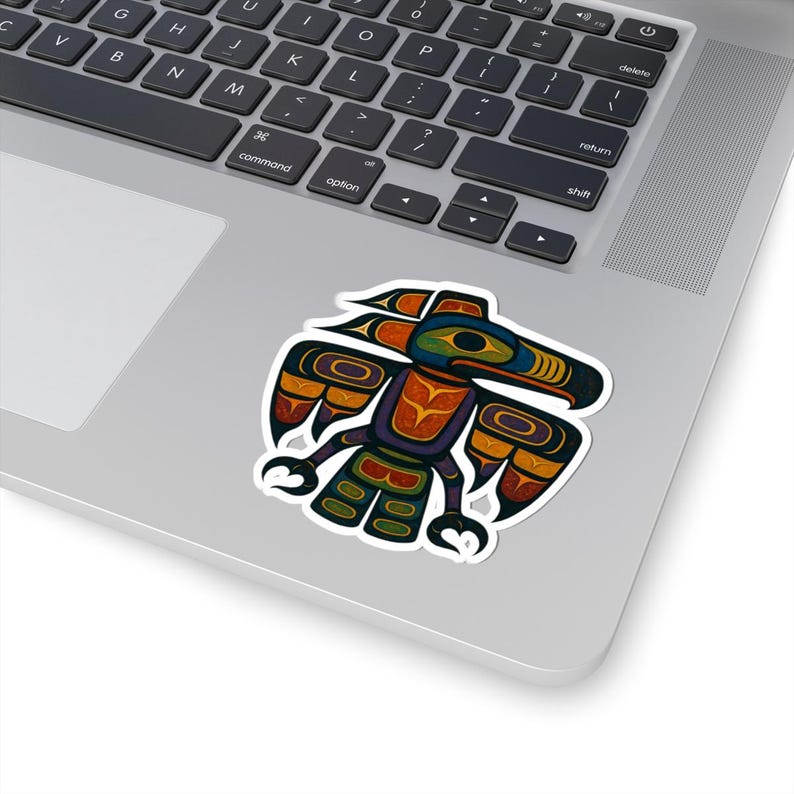 Haida Tlingit Thunderbird Sticker: Native Raven Totem Art - Etsy