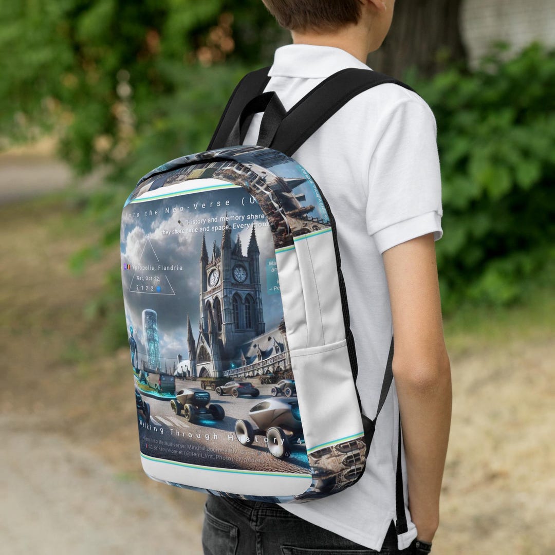 Neo-verse 2122 Backpack — Futuristic Ypres (into the Multiverse) - Etsy
