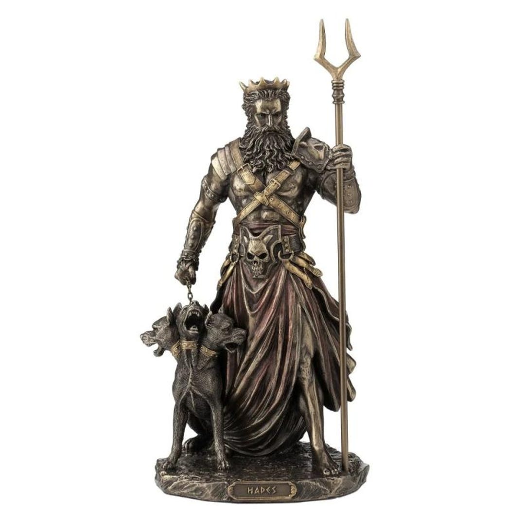 Veronese Hades Statue With Cerberus, Greek God of the Underworld ...