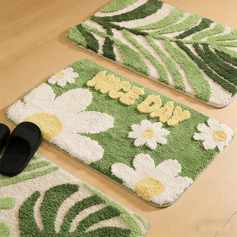 Leaf Bath Mat Rug - Etsy