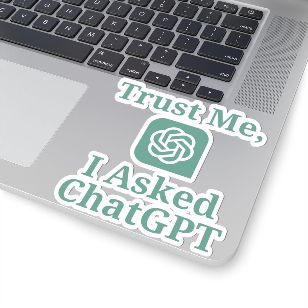 Funny Chatgpt Stickers: AI Joke Decals for Laptops - Etsy