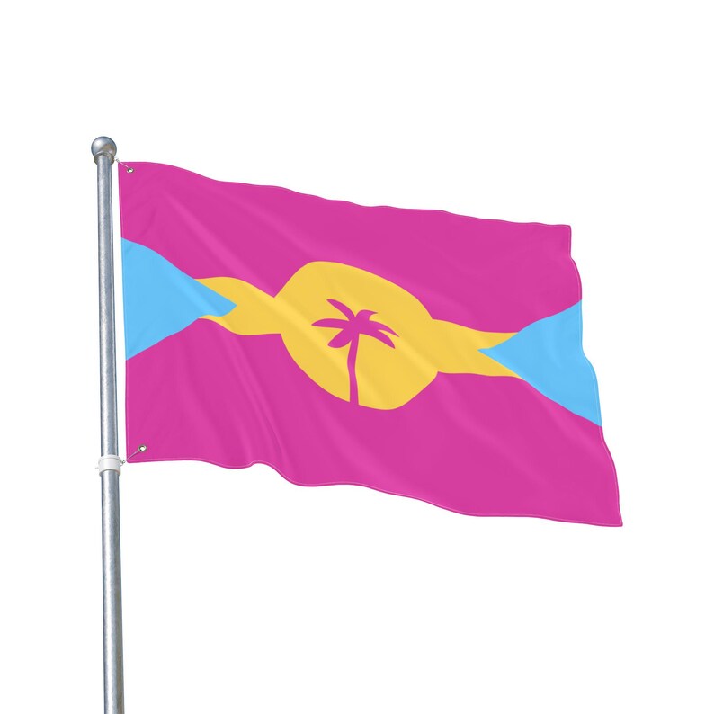 Floptropica Meme Flag: Funny Tiktok Banner, Pride Room Decor - Etsy