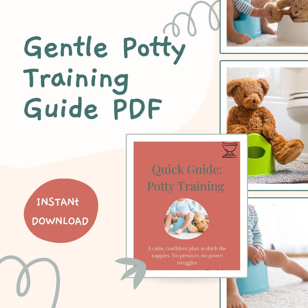 Gentle Potty Training Guide - Toddler Toilet Training Plan PDF | Step ...