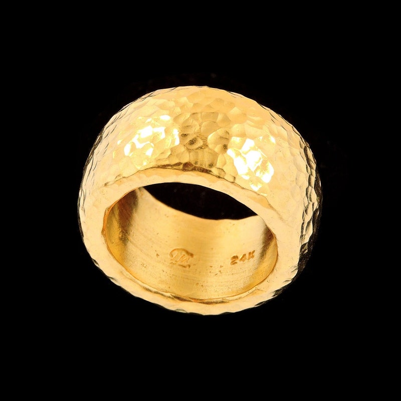Pure Gold Ring - Etsy