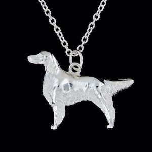 Sterling Silver Irish Setter Pendant or Necklace (optional Chain) - Etsy