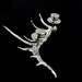 Sterling Silver Large Palmated Bull Elk Antler Pin - Etsy
