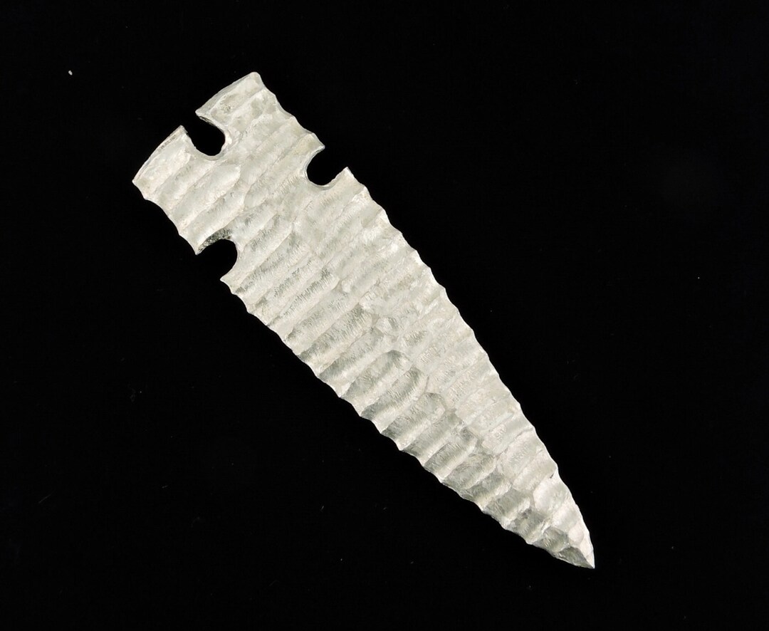 One of a Kind Sterling Silver Fox Ear Obsidian Style Blade - Etsy