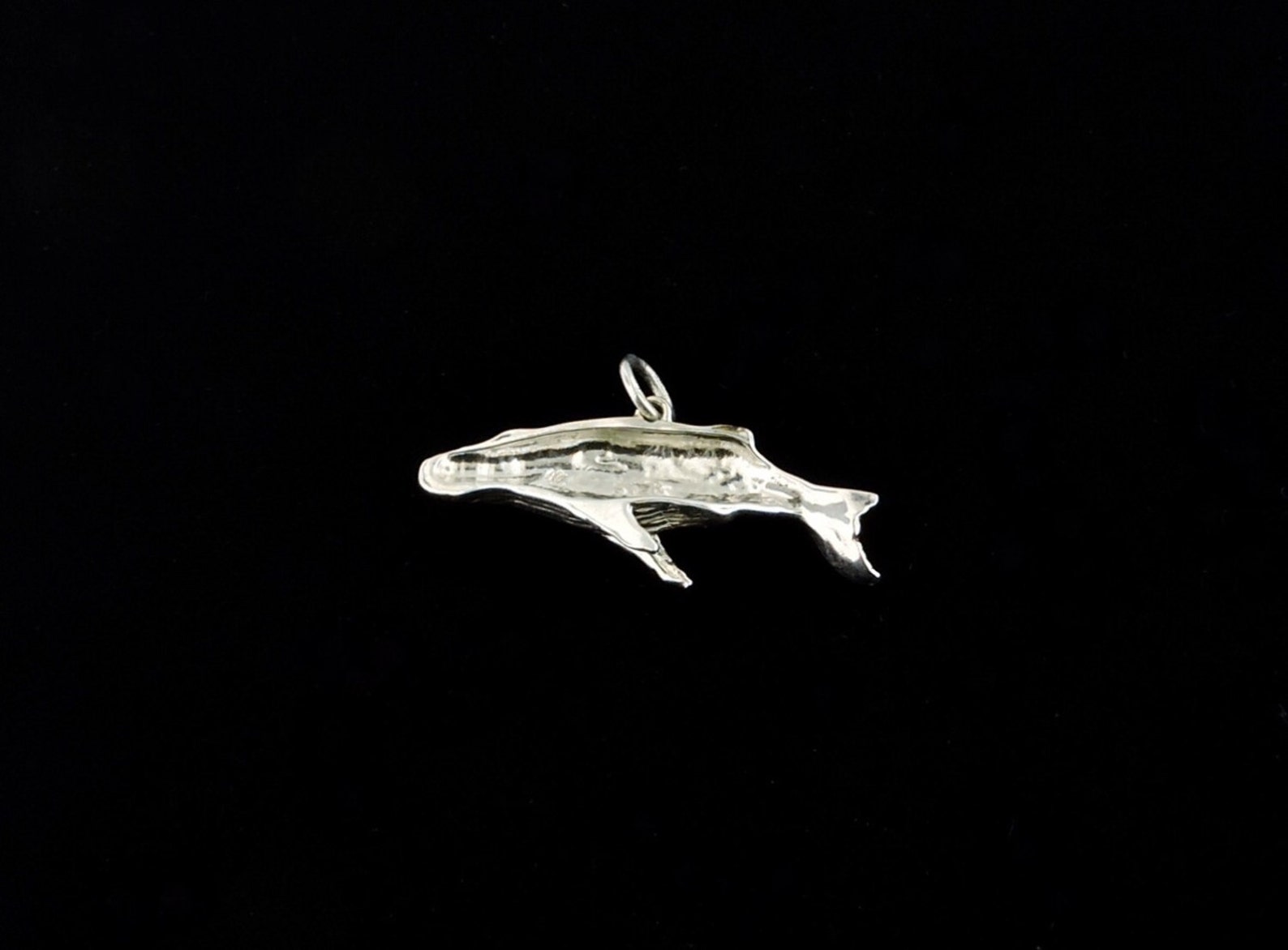 Sterling Silver Polished Humpback Whale Pendant or Necklace (optional ...