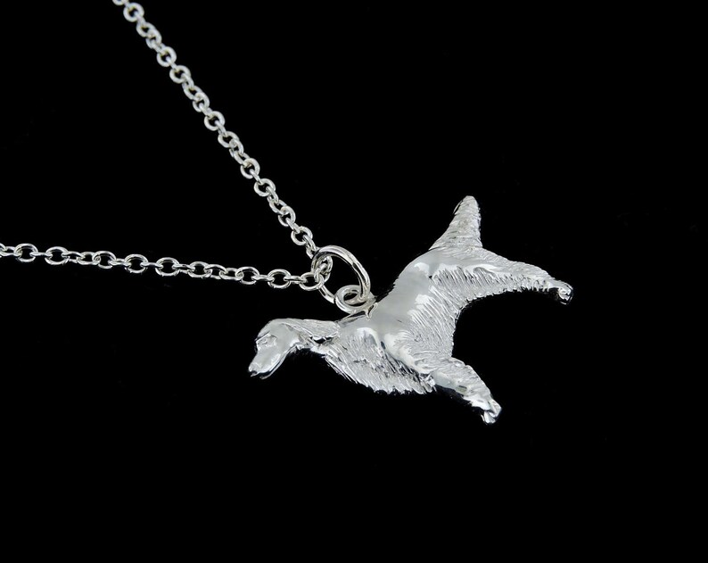 Sterling Silver Irish Setter Pendant or Necklace optional | Etsy