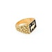 14k Yellow Gold and Diamond Bull Elk Men's Ring - Etsy