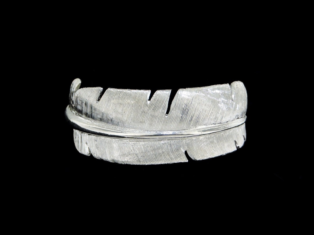 Sterling Silver Eagle Feather Ring - Etsy