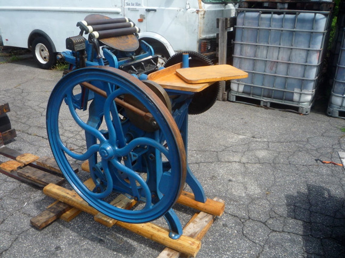 Old Style C&P Chandler and Price 8x12 Treadle Letterpress Letterpresses ...