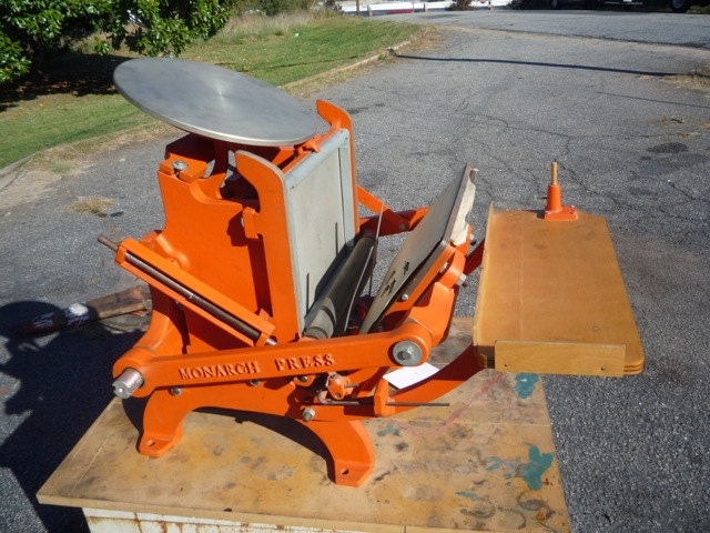 Craftsman Monarch 9x12 Tabletop Letterpress Like New 1976 Made of All ...