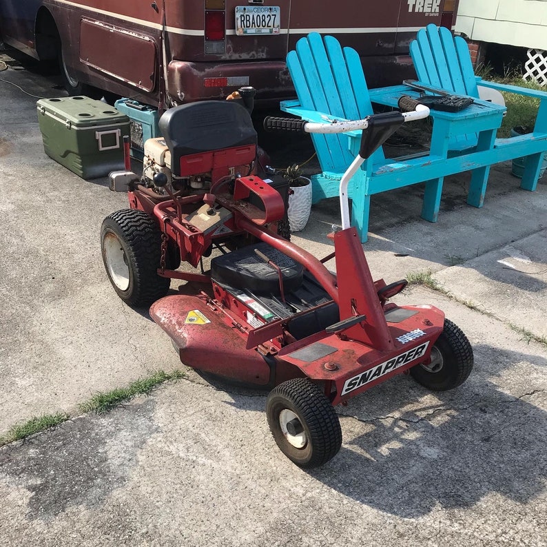 SNAPPER REAR ENGINE Riding Lawnmower Mod 4, 5, 6 & Later Factory ...