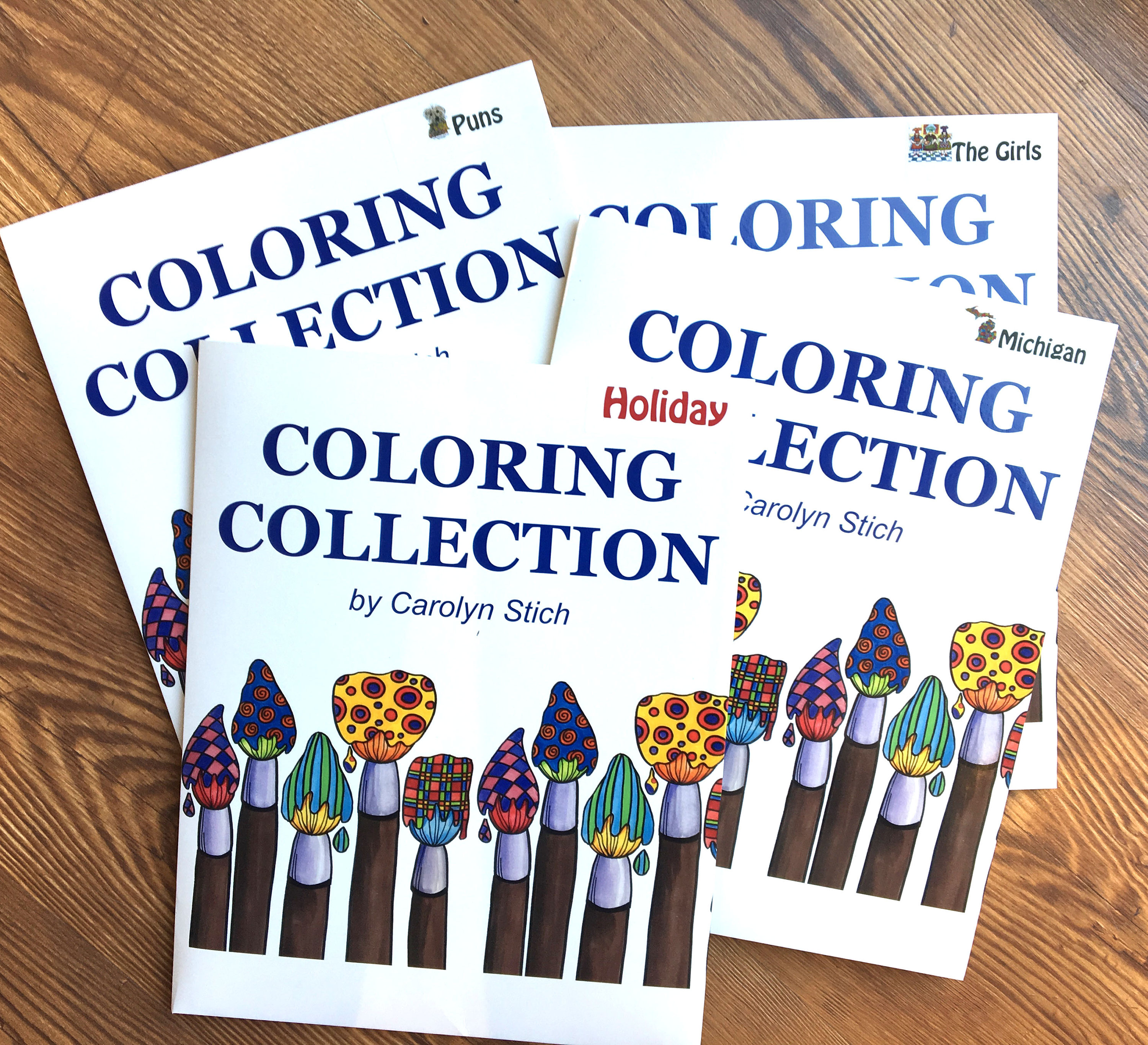 Carolyn Stich Coloring Books - Etsy