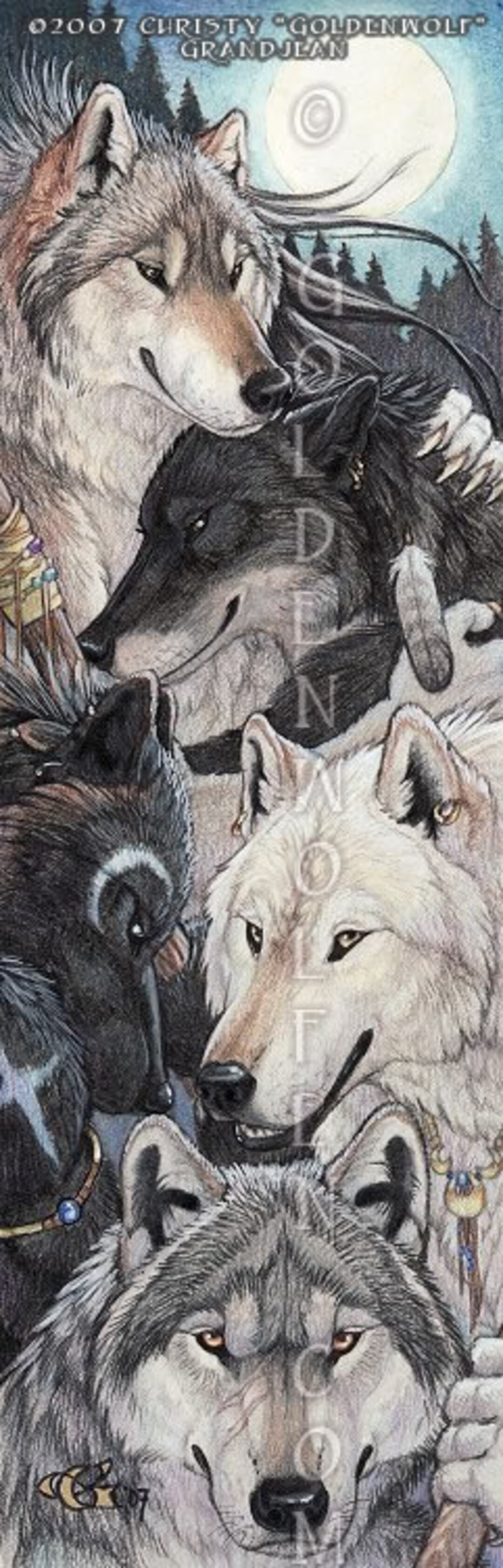 Pack of Werewolves Print - Etsy