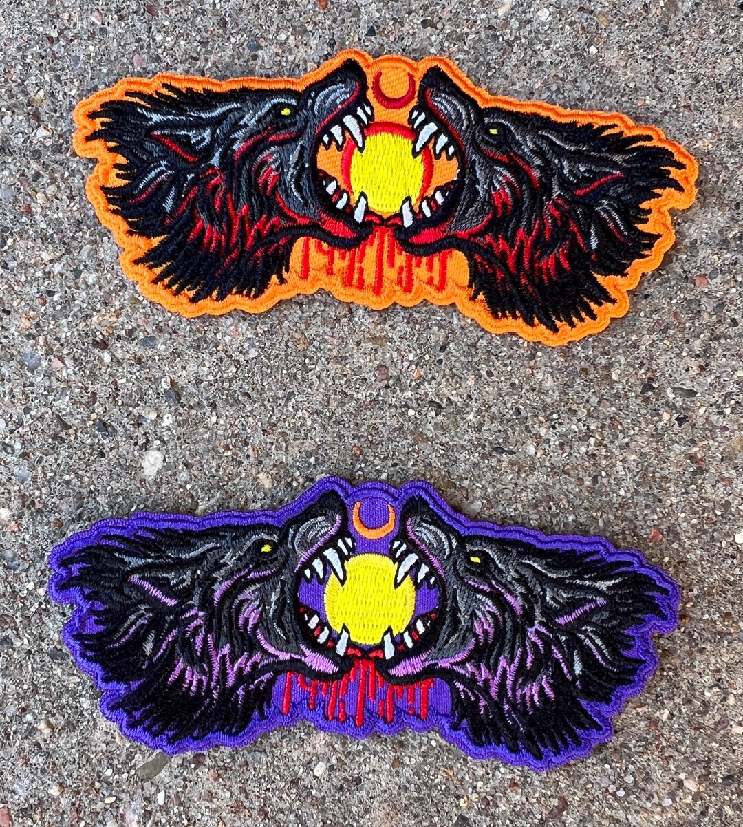 Ravenous Werewolves Embroidered Iron-on Patches - Etsy