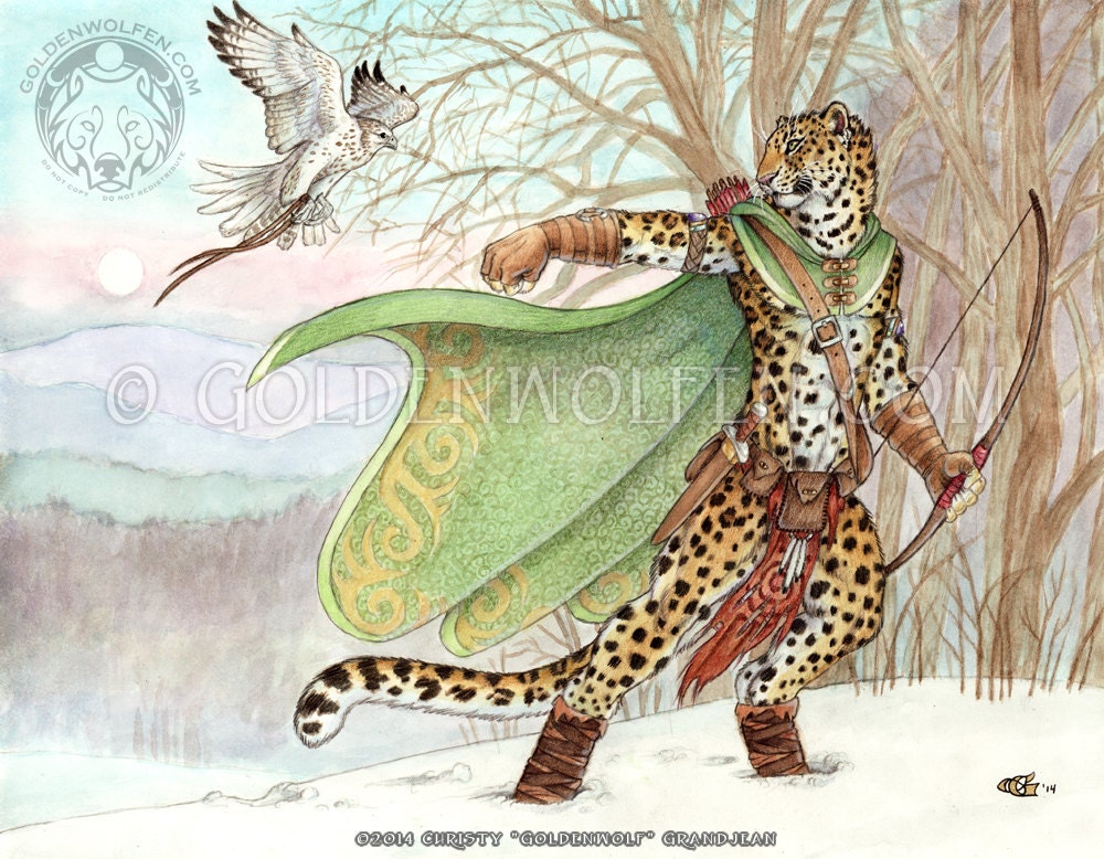 Anthro Leopard