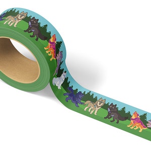 Wuffies Wolf Wolves Werewolf Washi Tape - Etsy