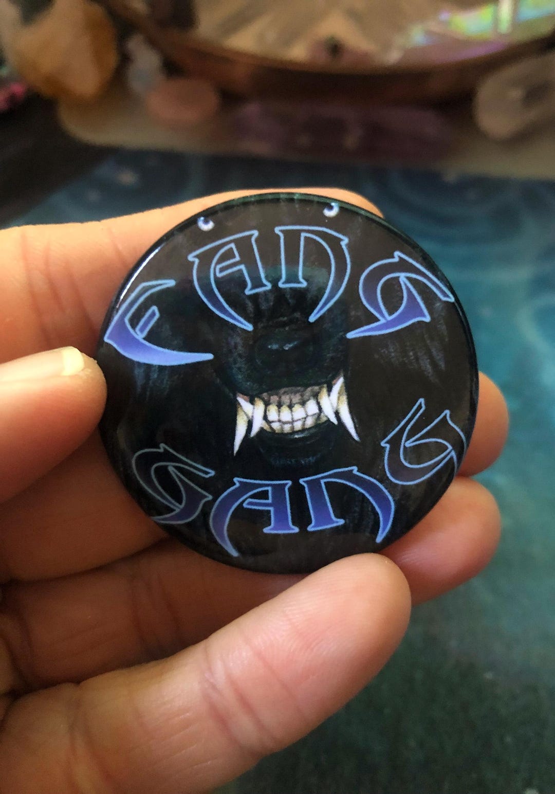Fang Gang Werewolf Pin Button - Etsy