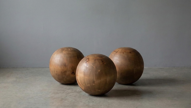 Handmade Wooden Ball Coffee Table Base - Etsy New Zealand