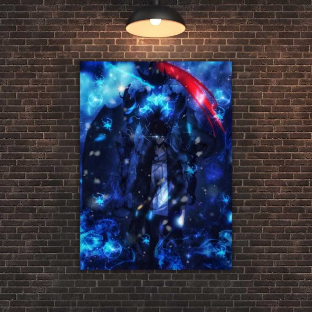 Igris Solo Leveling Metal Wall Art: Anime Room Decor - Etsy