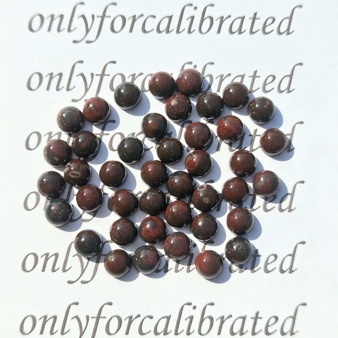 Blood Stone Cabochon: Round Shape Gemstone Lot, Various Sizes - Etsy