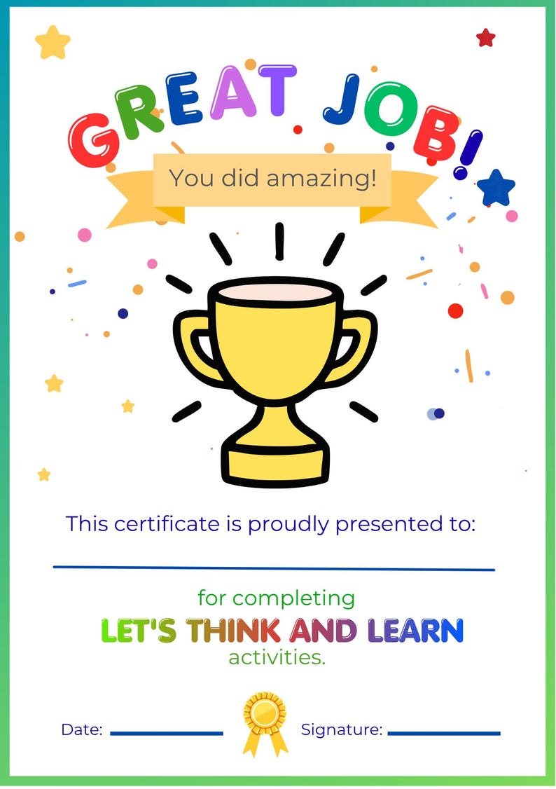 Smart Kids Logic & Math Workbook – Fun Brain-boosting Activities - Etsy