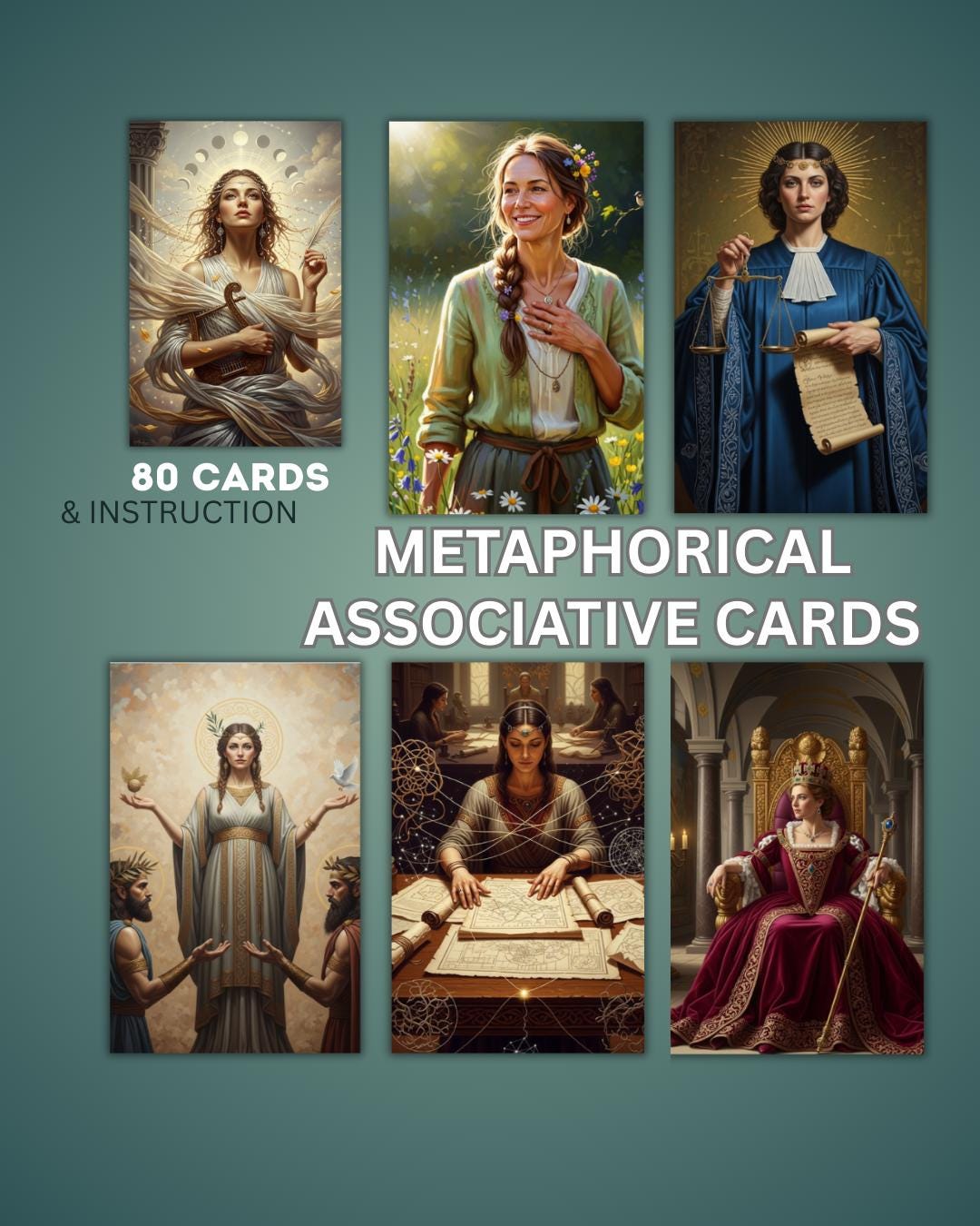 Women Archetypes Cards, Digital Download, Feminine Archetype Deck for ...