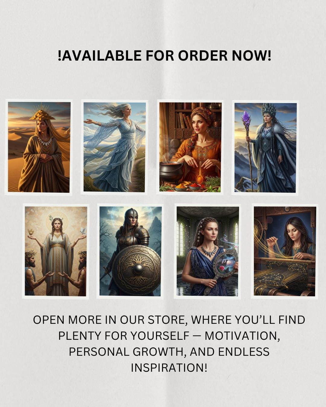 80 Metaphorical Associative Cards: Women Archetypes Cards for Self ...