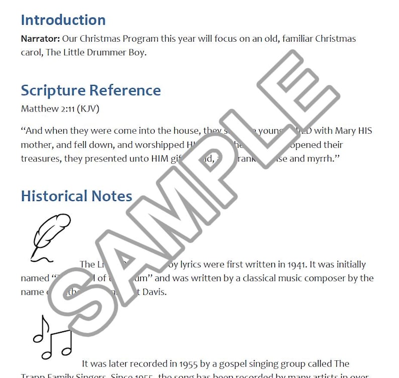 Christmas Play Script – We All Have a Gift to Bring – Kids Nativity ...