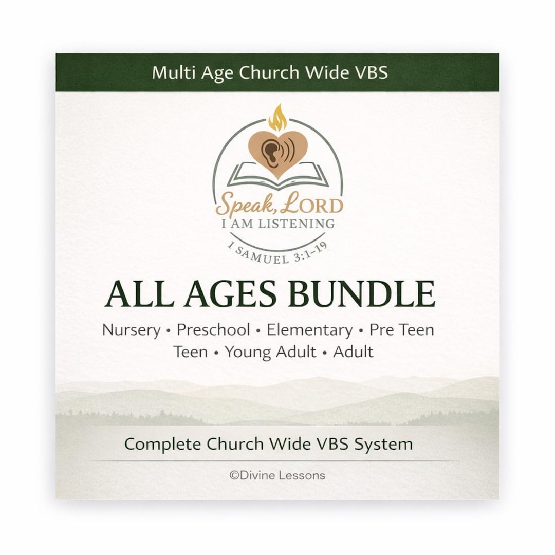 All Ages VBS Curriculum Bundle | 7 Age Groups | 5 Day Vacation Bible ...