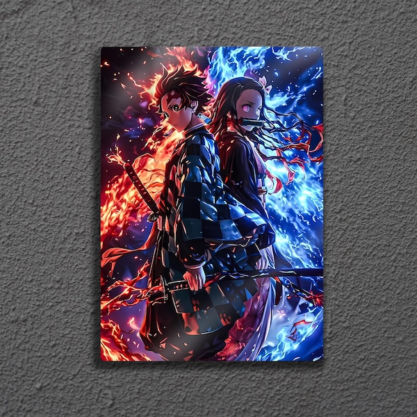 Anime Metal Posters - Etsy UK