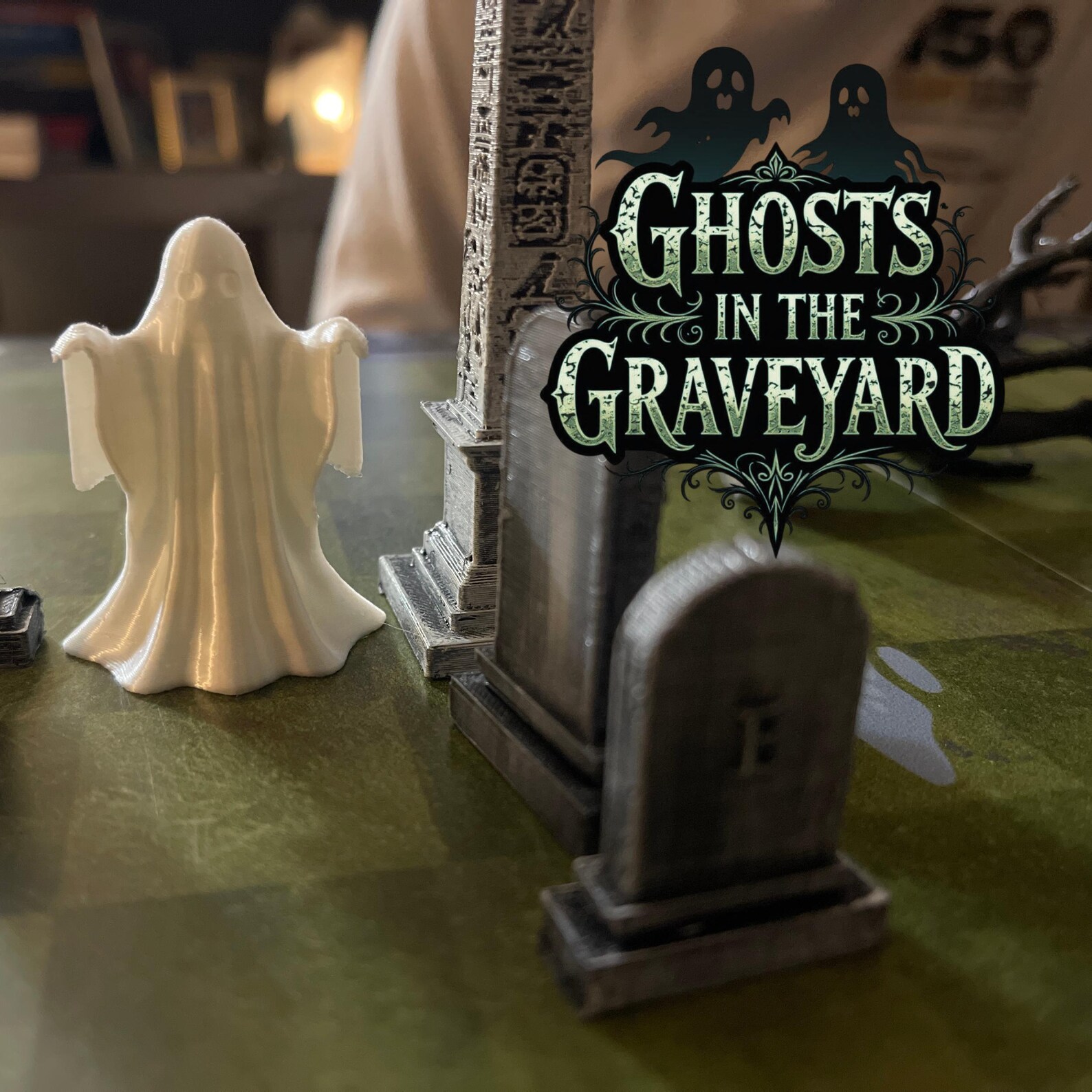 Ghosts in the Graveyard Board Game | Deluxe Set - Hand-painted, Hand ...