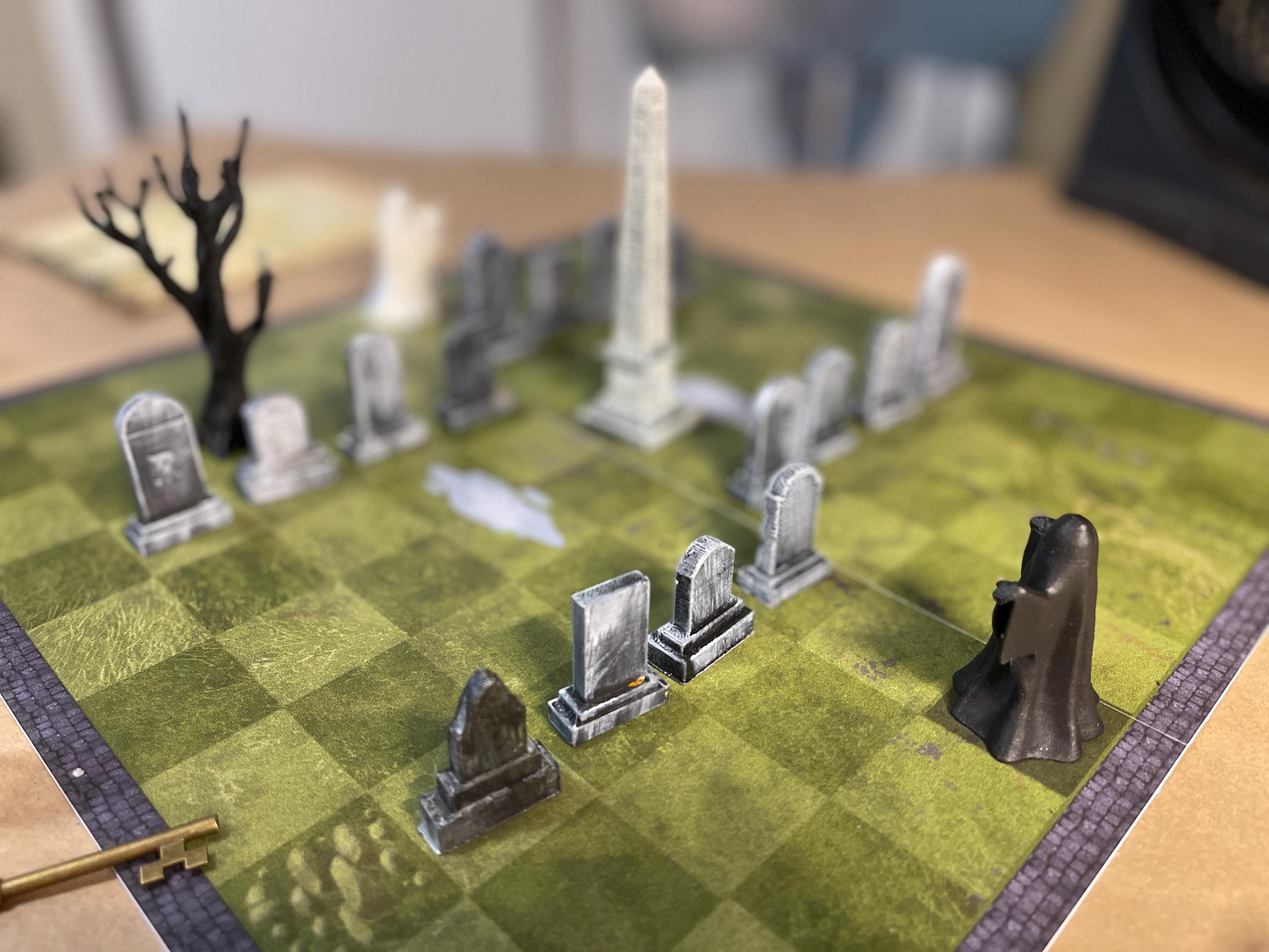 Ghosts in the Graveyard Board Game | Hand-painted, Hand-crafted ...
