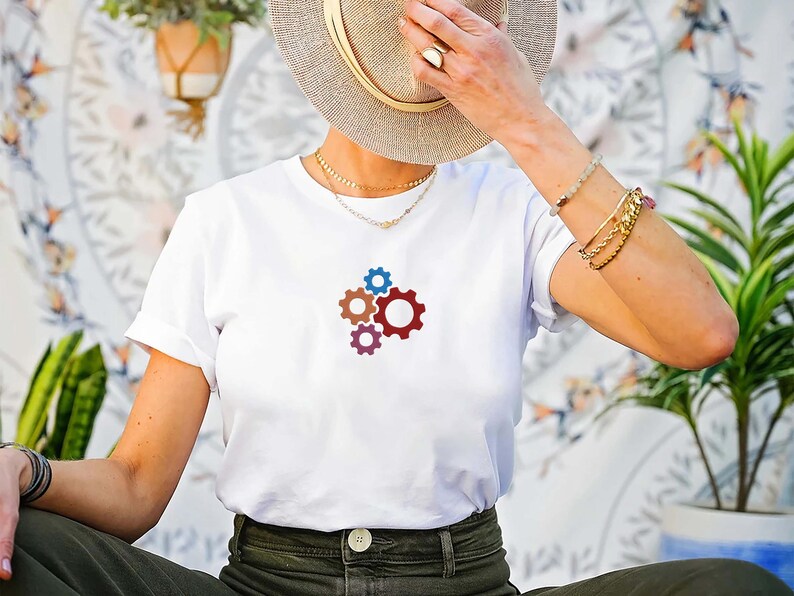 Gear With Cogwheel Embroidery Design, Gear Embroidery Files, Mini Gear ...