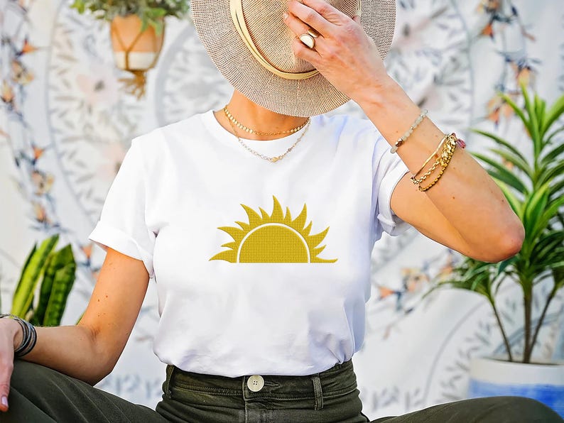Mini Sun Embroidery Design, Sun Bundle Embroidery, Sunset Embroidery ...