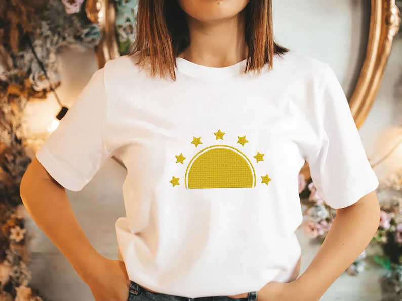 Mini Sun Embroidery Design, Sun Bundle Embroidery, Sunset Embroidery ...