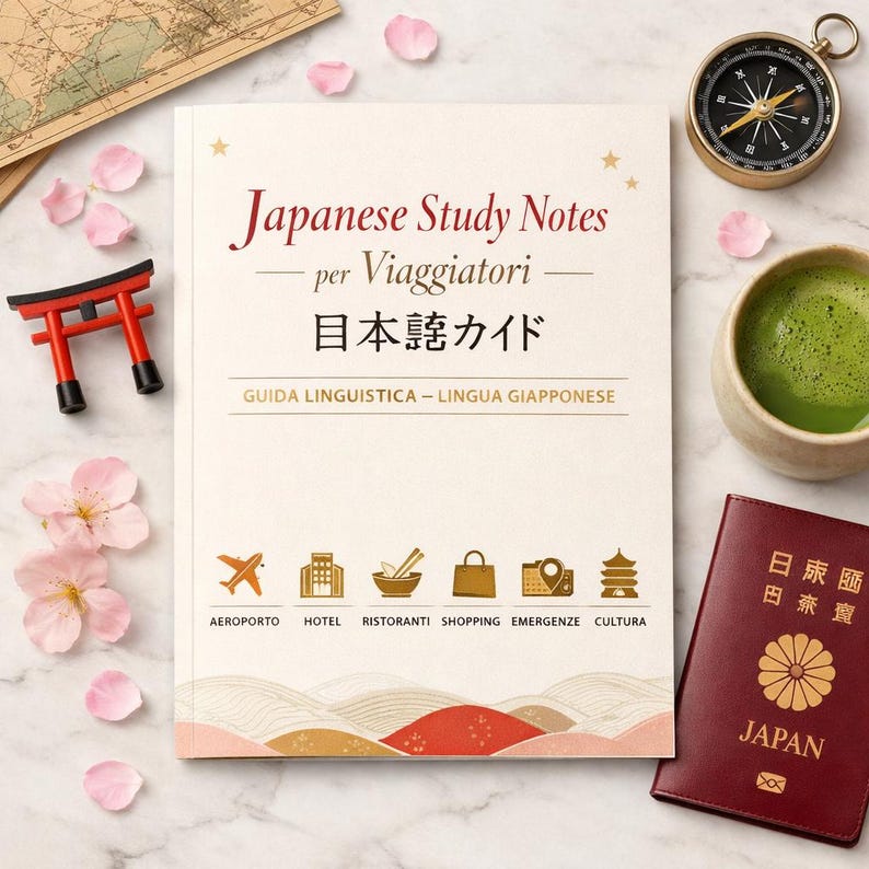 Japanese Study Notes for Travellers, Kana, Romajii, Hiragana, Travel ...