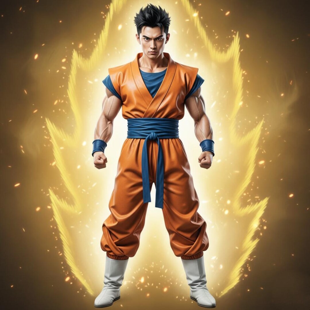 Handmade Anime Martial Arts Gi Costume | Custom Fit Cosplay Outfit - Etsy