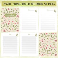 Digital Notebook / Journal (lined Paper) - Etsy
