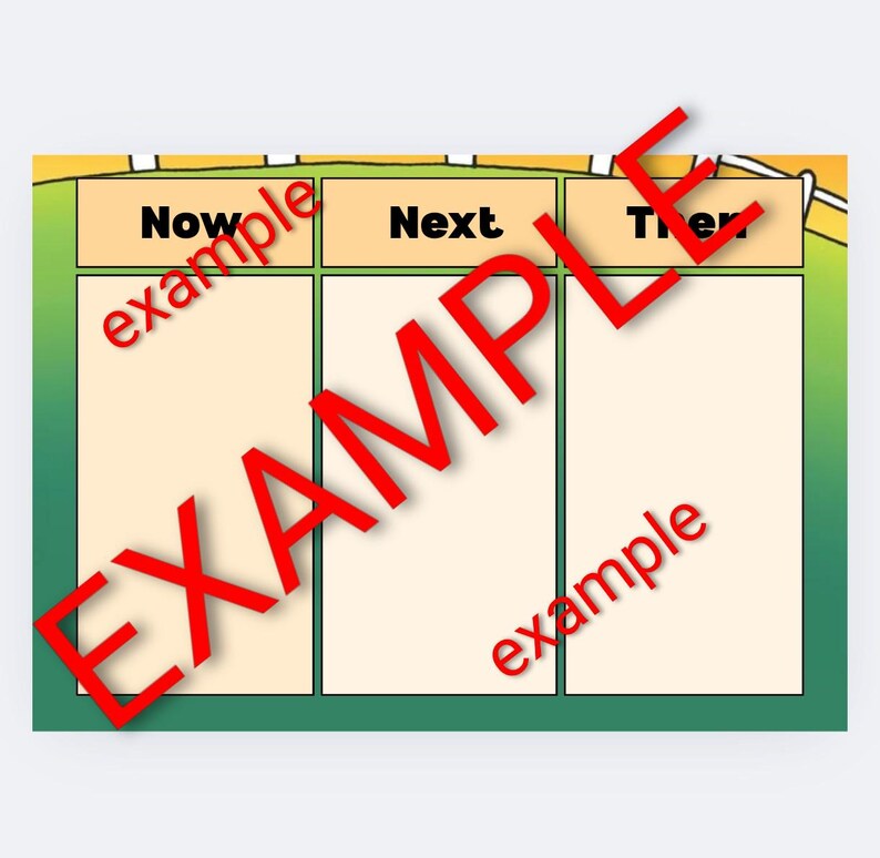 Moo Music Visual Schedule – Now & Next Board, Autism/sen (editable PDF ...