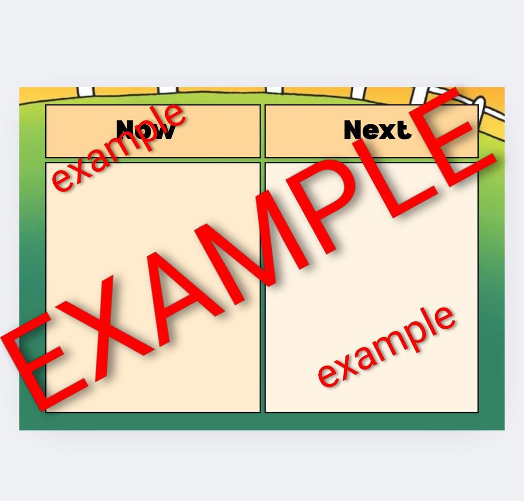 Moo Music Visual Schedule – Now & Next Board, Autism/sen (editable PDF ...