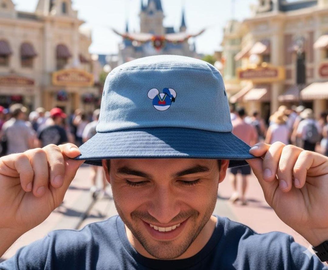 Embroidered Donald Duck Bucket Hat, Disney Bucket Hat, Disney World and ...
