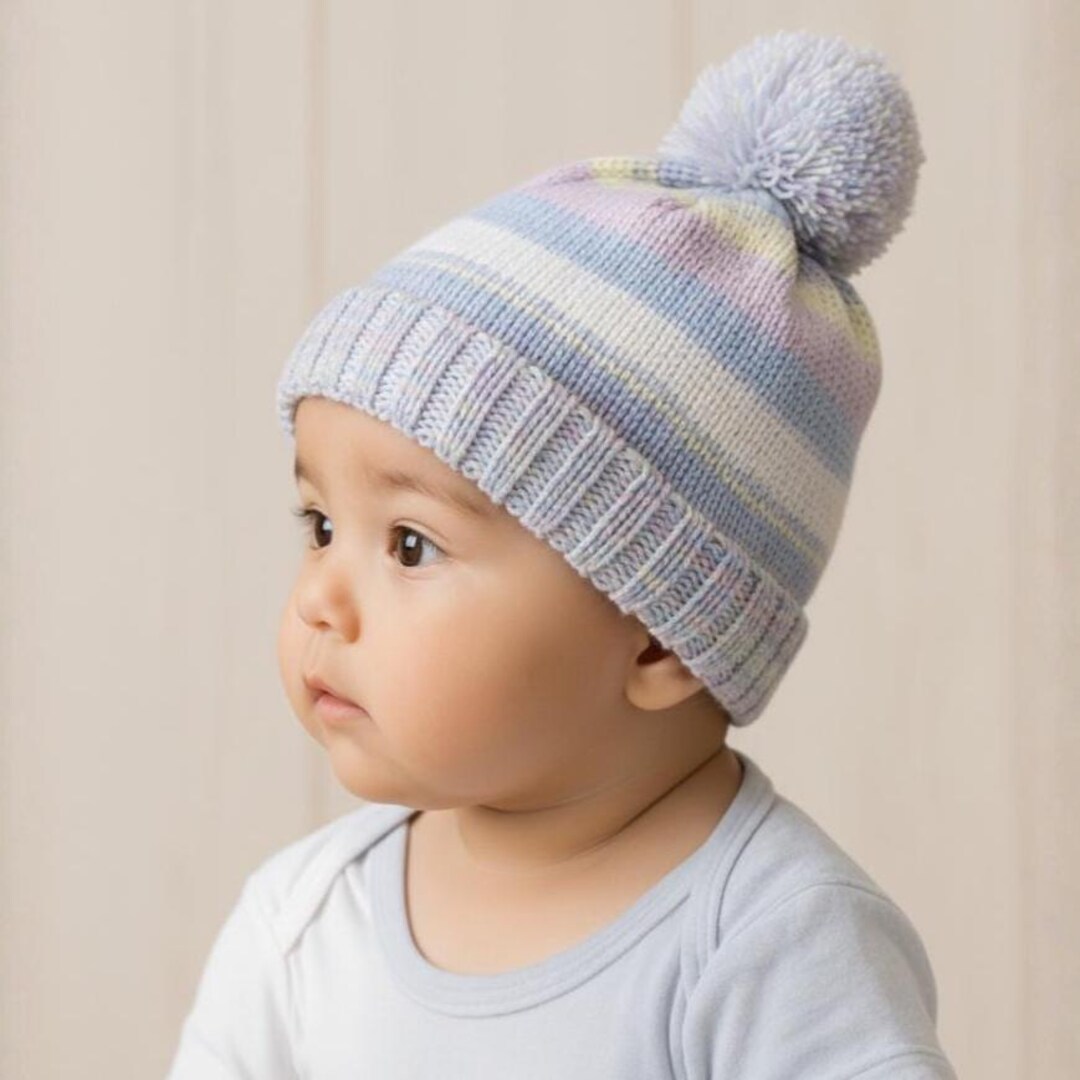 Easy Beginner Baby Hat Knitting Pattern PDF - Instant Download - Etsy