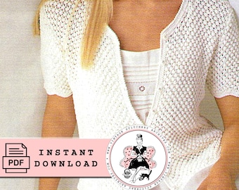 ripple cardigan knitting pattern