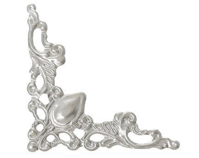 Antique Silver Triangle Filigree Stamping / Filigree Jewelry Finding ...